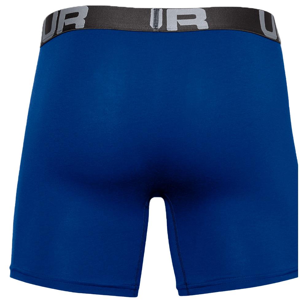 Under Armour Gents Cotton Boxers 3-Pack Blue (400)