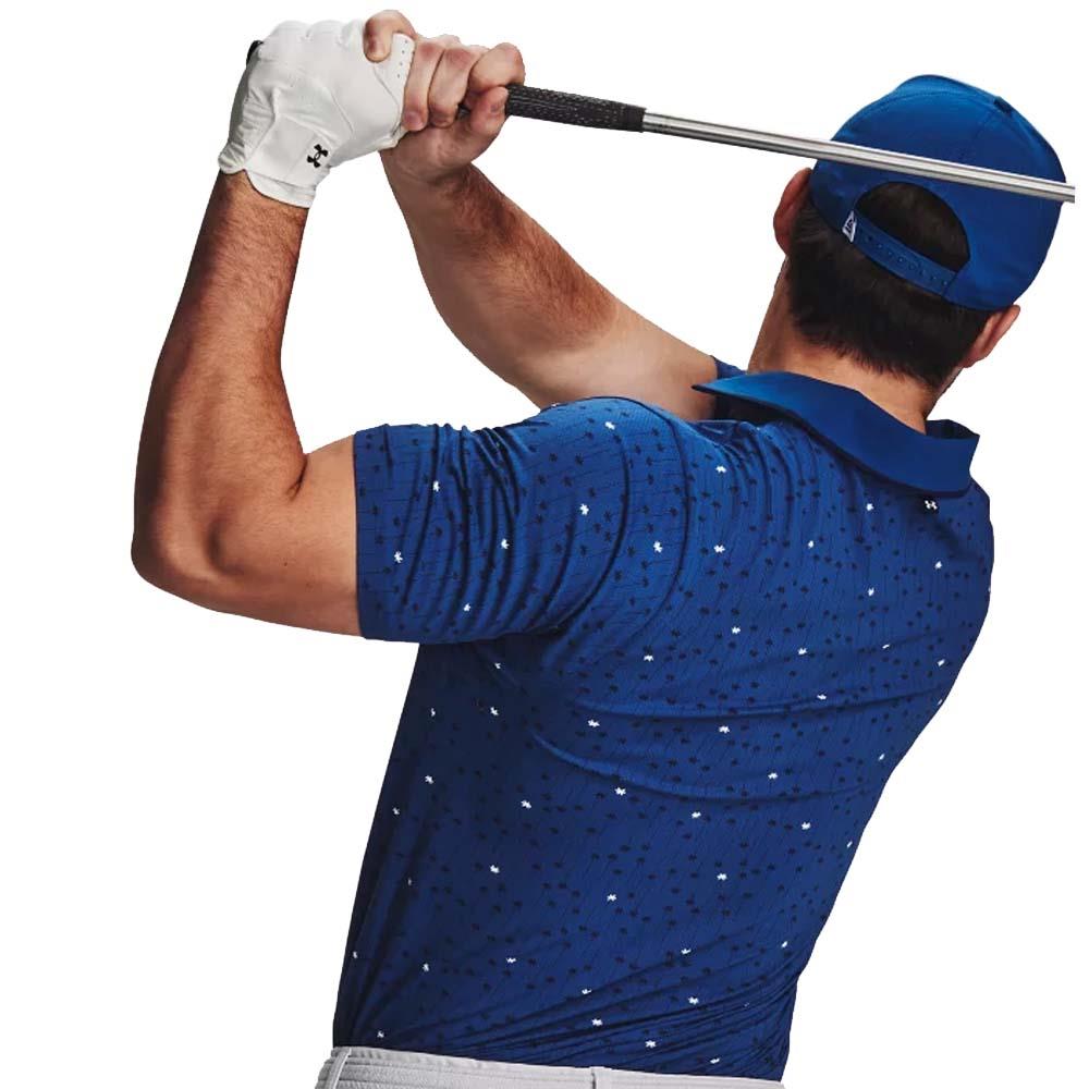 Under Armour Gents Iso-Chill Edge Polo Shirt Blue Mirage (471)