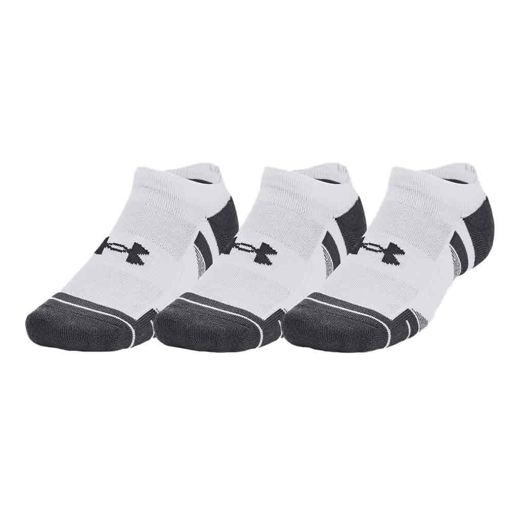 Under Armour Unisex Performance 3-Pack Tech Socks White (100)