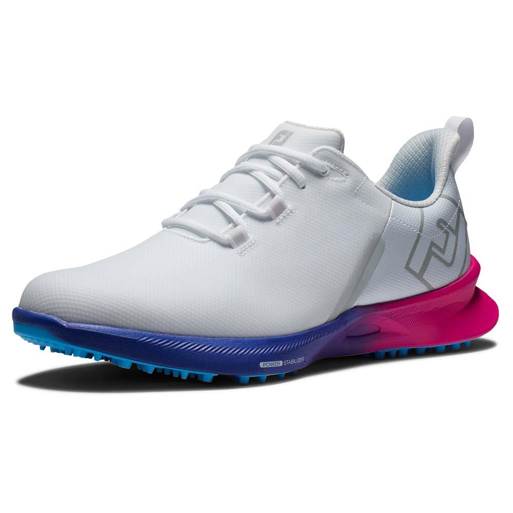FootJoy Gents FJ Fuel Sport Shoes White - Pink - Blue