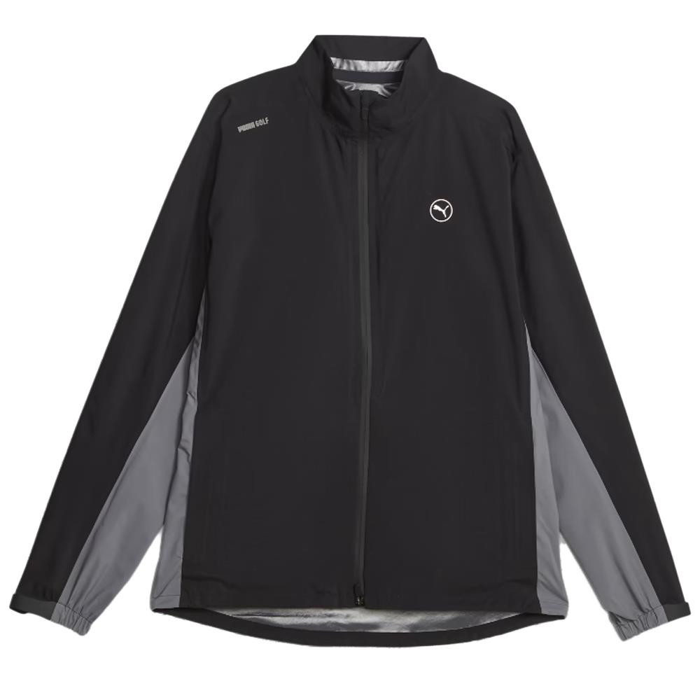 Puma Gents Drylbl Rain Jacket Black - Slate Sky