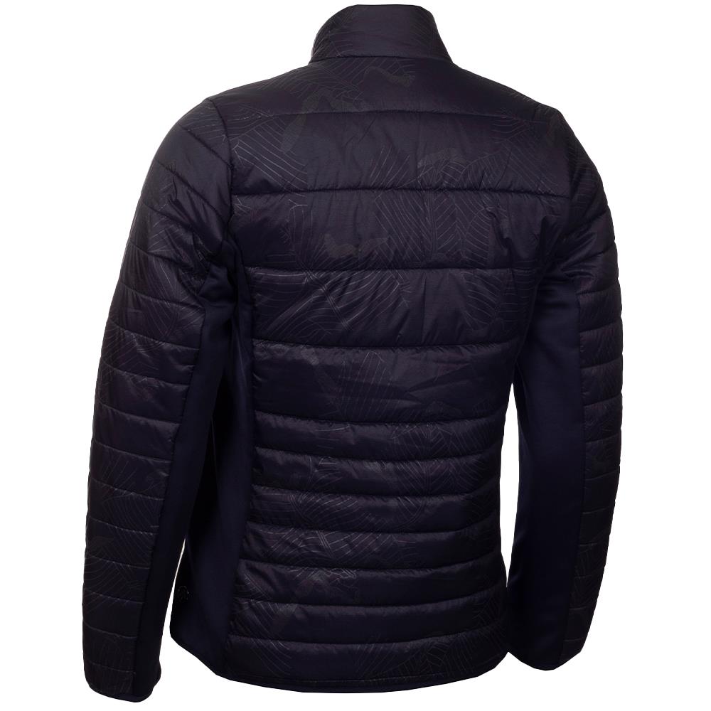 Green Lamb Ladies Kooper Quilted Jacket Navy Reflective Print