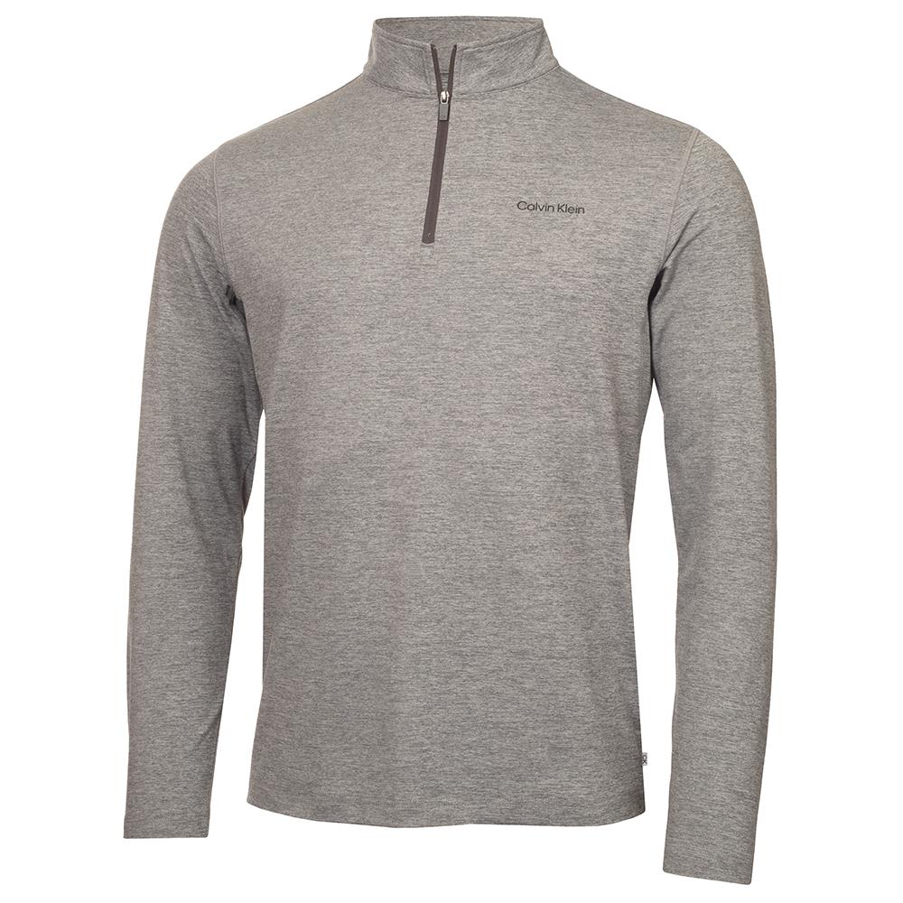 Calvin Klein Golf Gents Newport ½ Zip Top Silver Marl