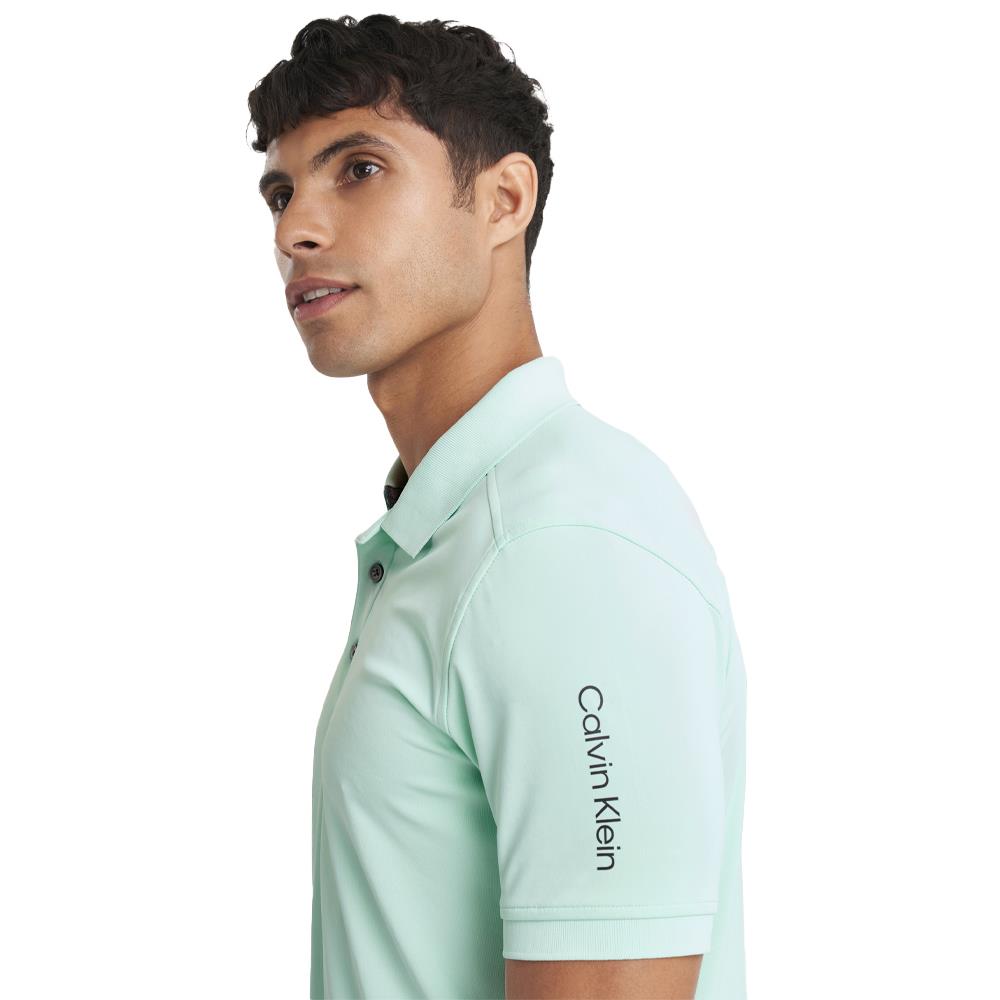 Calvin Klein Golf Gents Club Polo Shirt Aqua