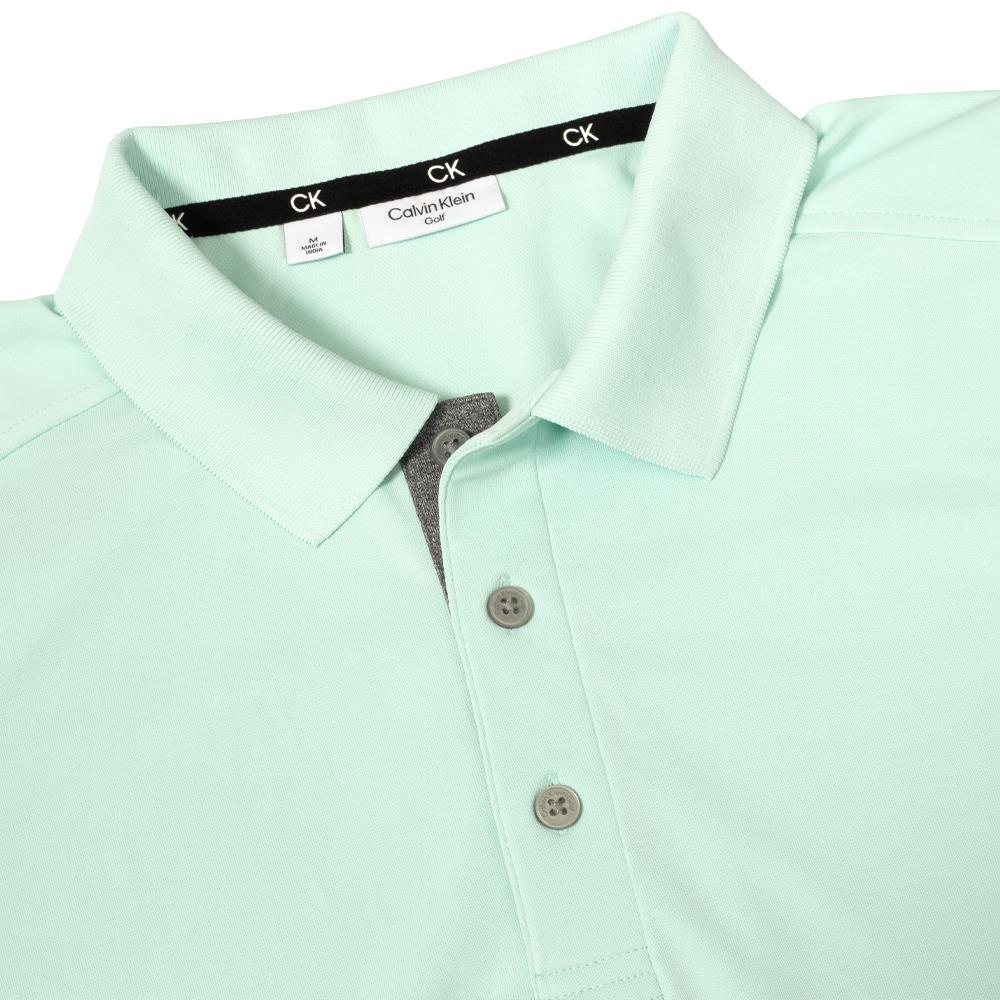 Calvin Klein Golf Gents Club Polo Shirt Aqua