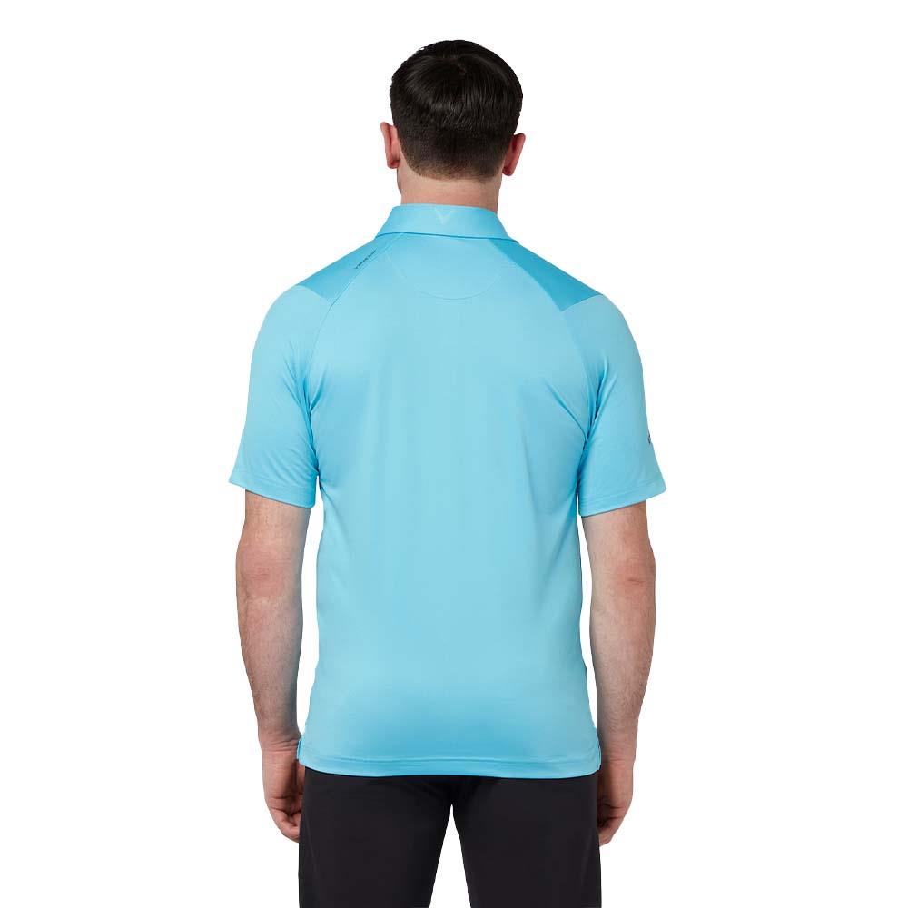 Callaway Gents Swing Tech™ Solid Polo Shirt Blue Grotto (488)