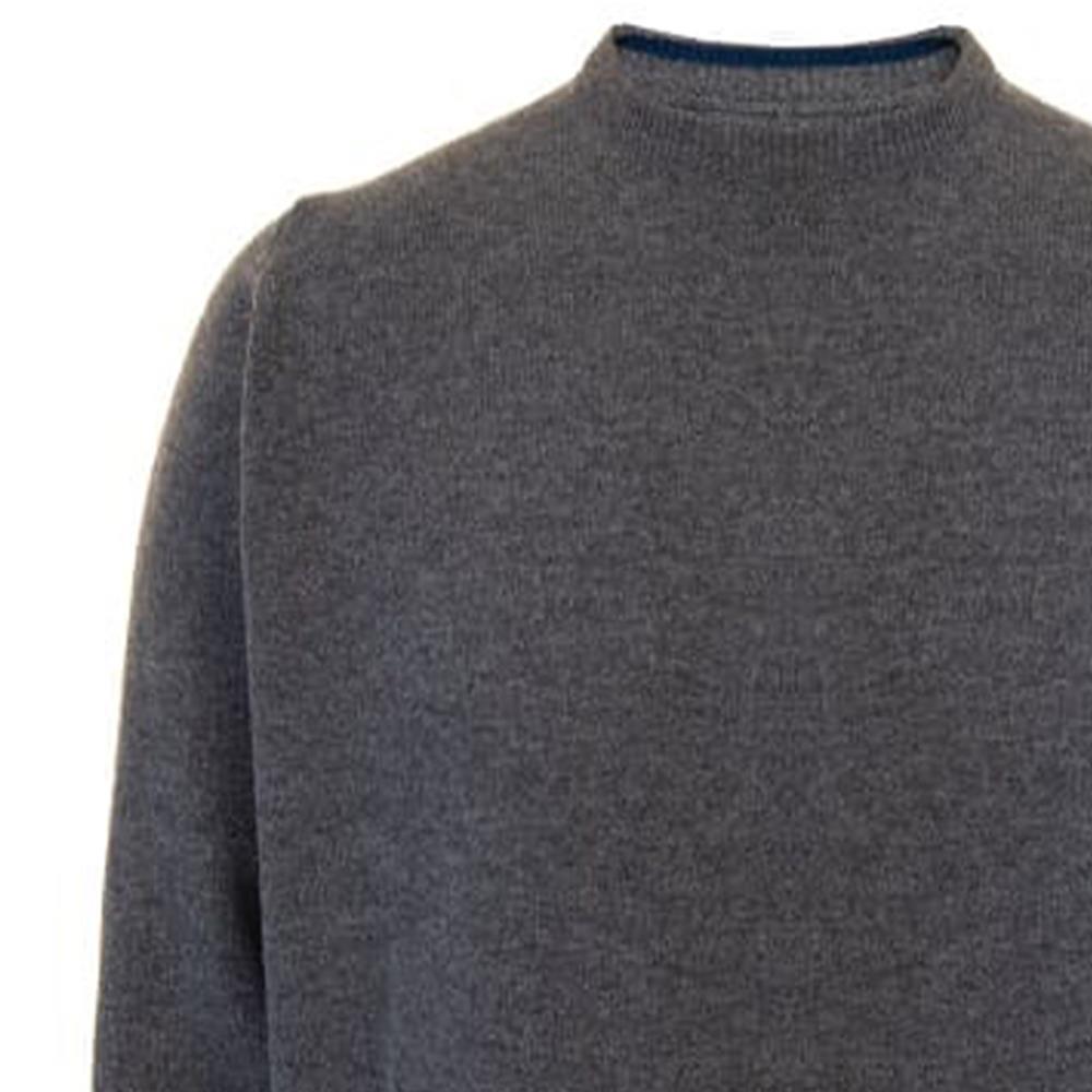 Proquip Gents Cheviot Lambswool Crew Neck Sweater Grey
