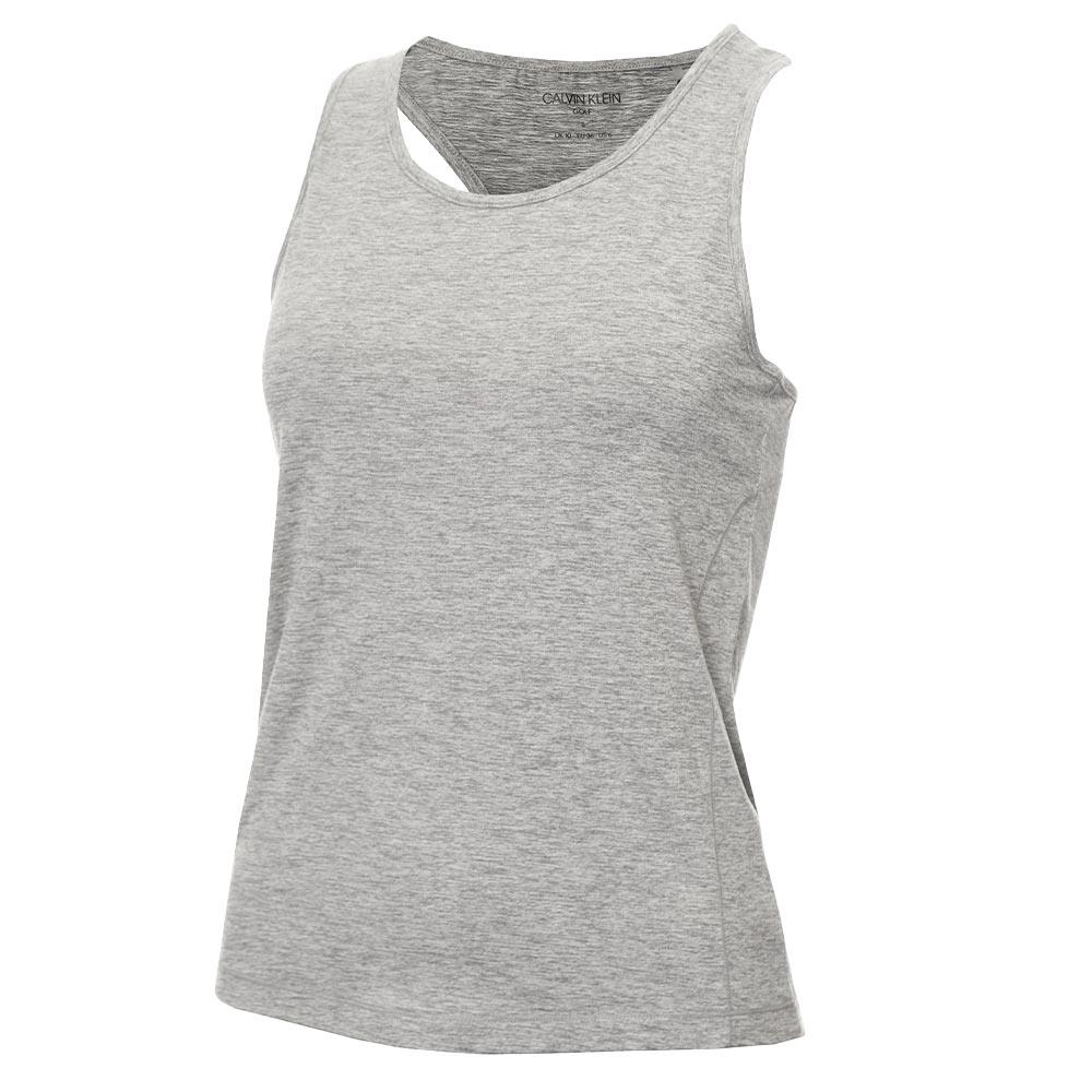 Calvin Klein Golf Ladies Vibe Racerback Tank Top Silver