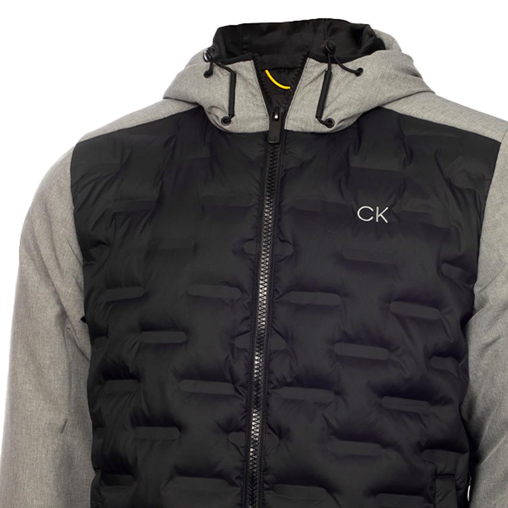 Calvin Klein Golf Gents Bridgeport Padded Jacket Grey Marl - Black