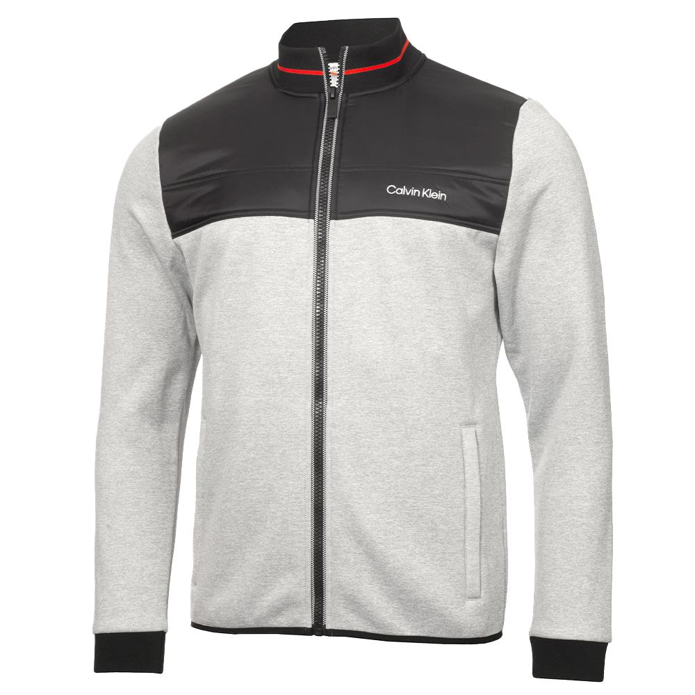 Calvin Klein Golf Gents Nash Mills Hybrid Full Zip Silver Marl