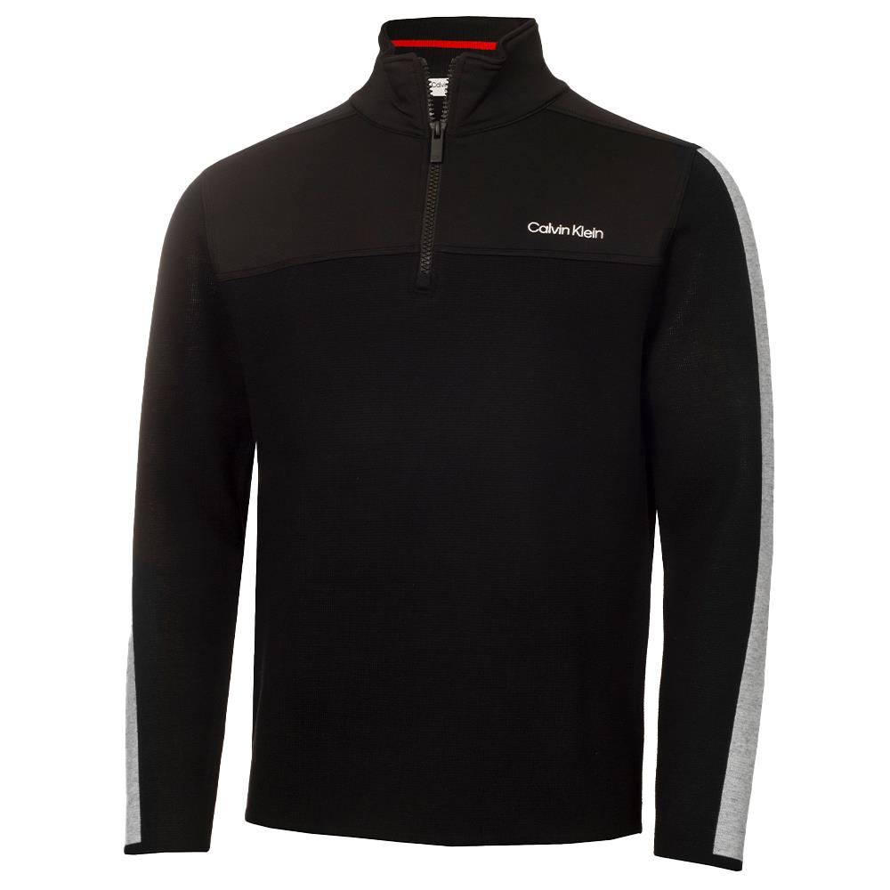 Calvin Klein Golf Gents Foxe Close Zip Hybrid Black