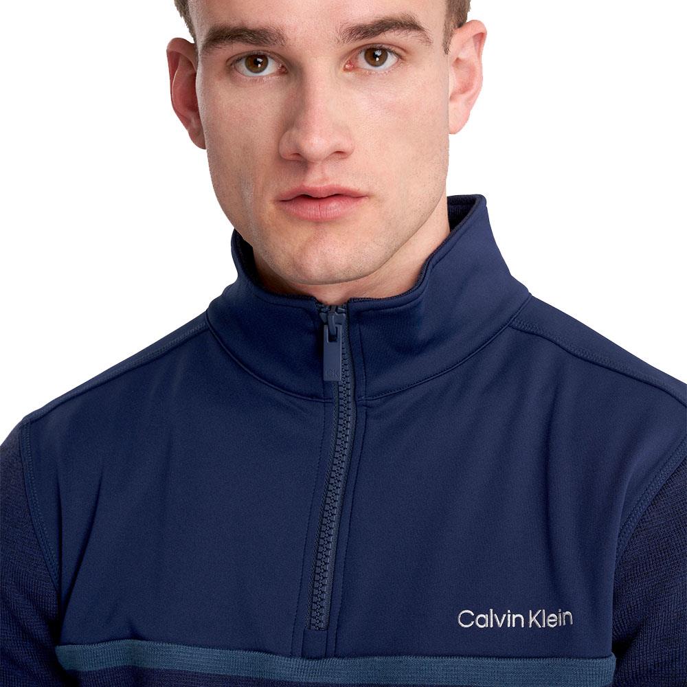 Calvin Klein Golf Gents Padera Hybrid Sweater Evening Blue