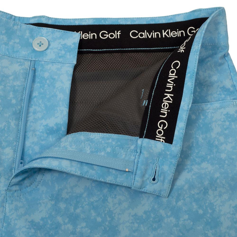 Calvin Klein Golf Gents Printed Genius 4-Way Stretch 9 inch Shorts Boy Blue