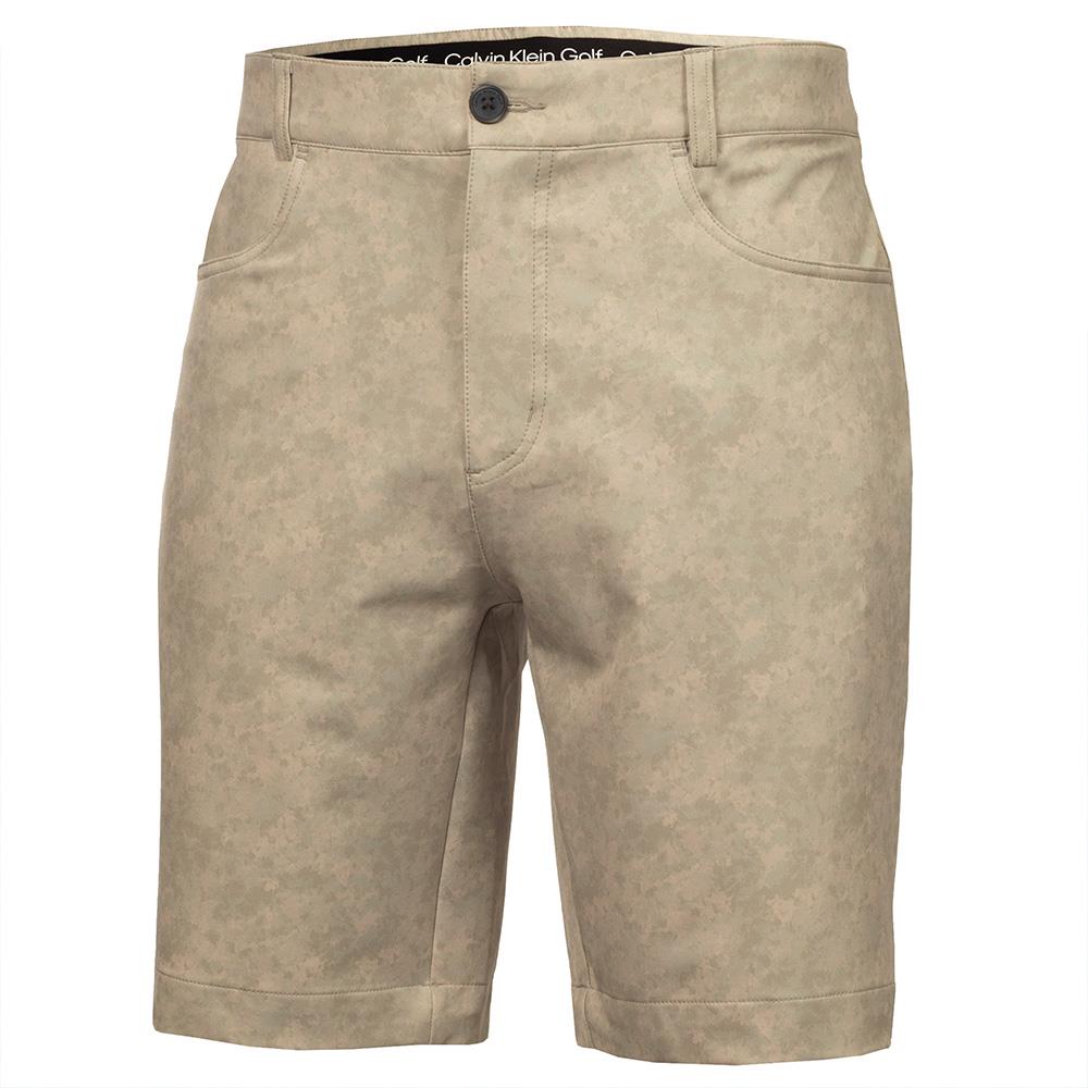 Calvin Klein Golf Gents Printed Genius 4-Way Stretch 9 inch Shorts Camo ...