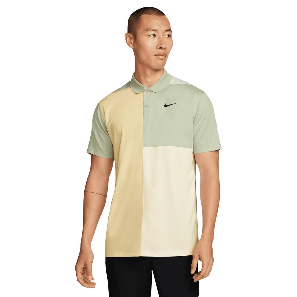 Nike Gents Dri-FIT Victory+ Block Polo Shirt Green (343)