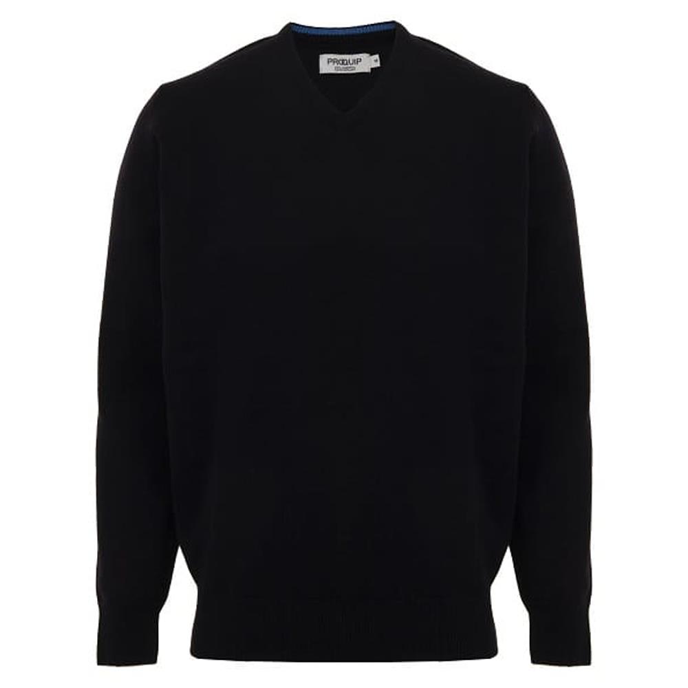 Proquip Gents Herdwick Lambswool Vee Neck Sweater Navy
