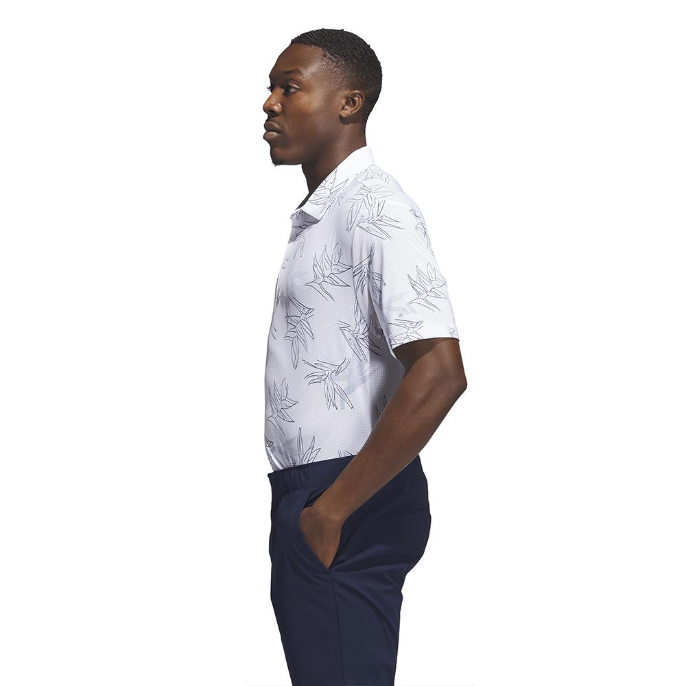 adidas Gents Oasis Mesh Polo Shirt White