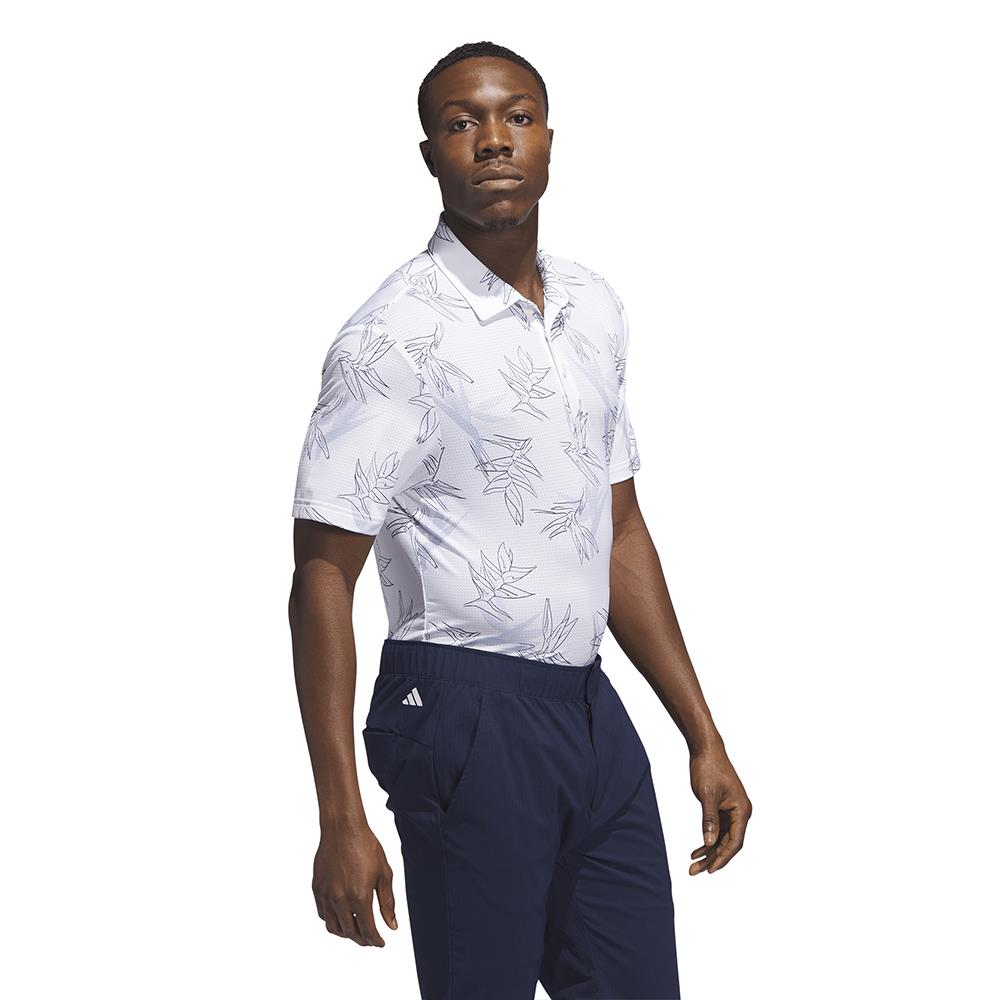 adidas Gents Oasis Mesh Polo Shirt White