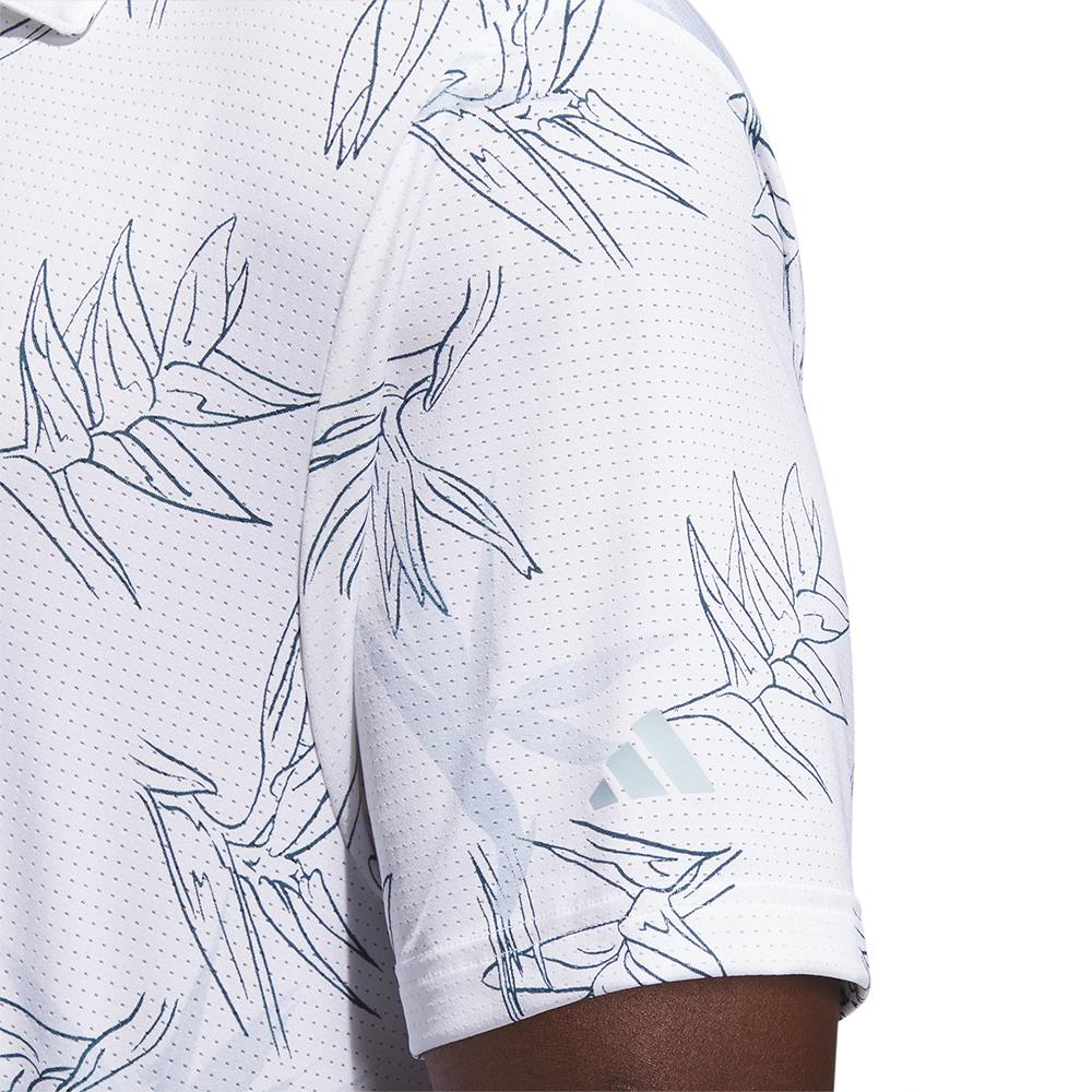 adidas Gents Oasis Mesh Polo Shirt White