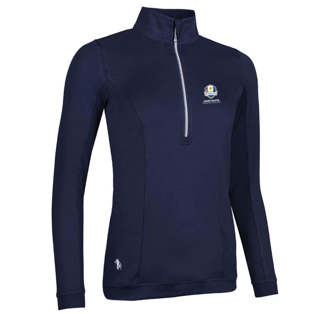 Glenmuir Ladies Carina Official Ryder Cup 2027 Zip Neck Shaped Panel ...