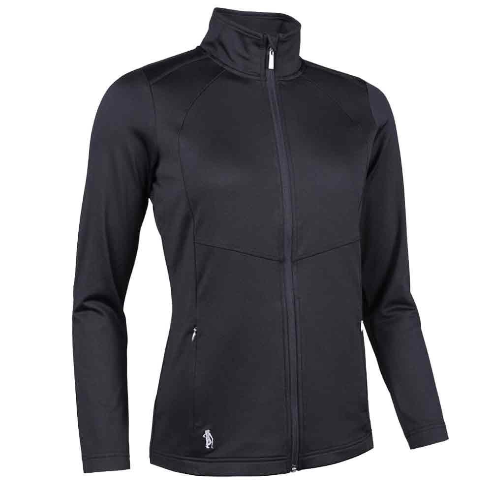 Glenmuir Ladies Indy Zip Trough Midlayer Jacket Black