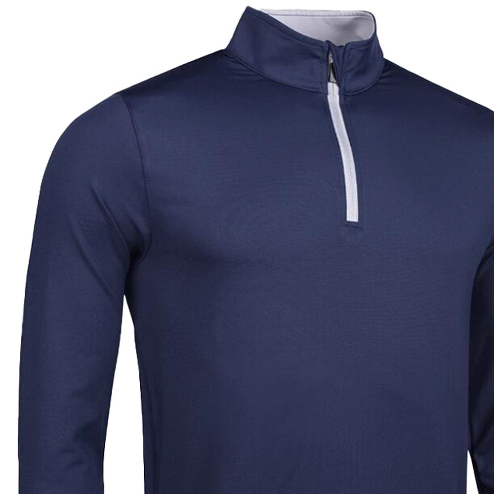 Glenmuir Gents Wick Zip Neck Lightweight Performance Midlayer Navy ...