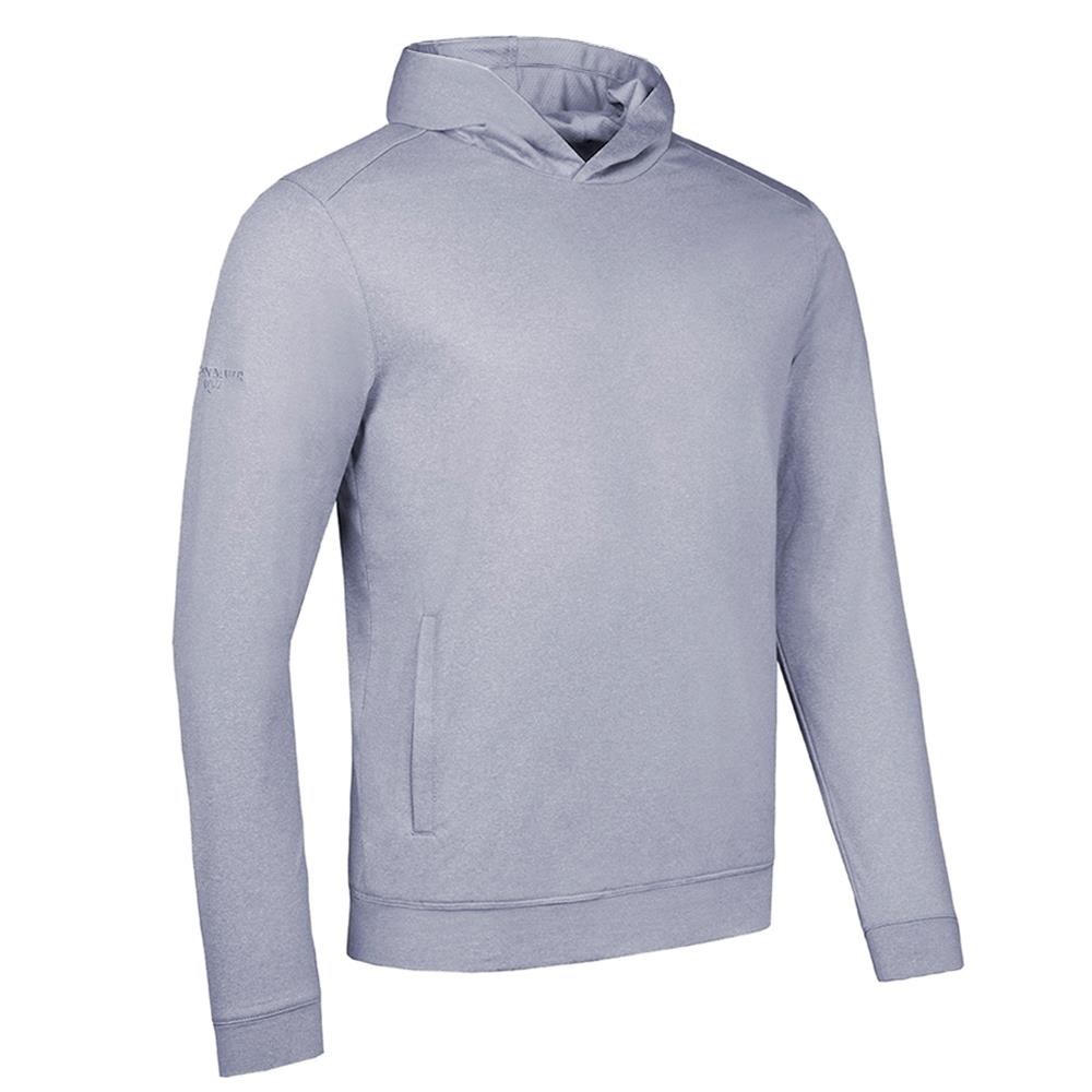 Glenmuir Gents Cameron Hooded Performance Midlayer Light Grey Marl