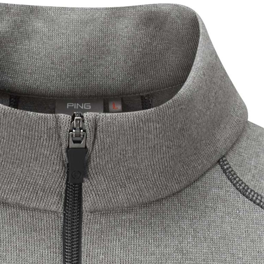 Ping Gents Ramsey ½ Zip Fleece Vest Ash Marl
