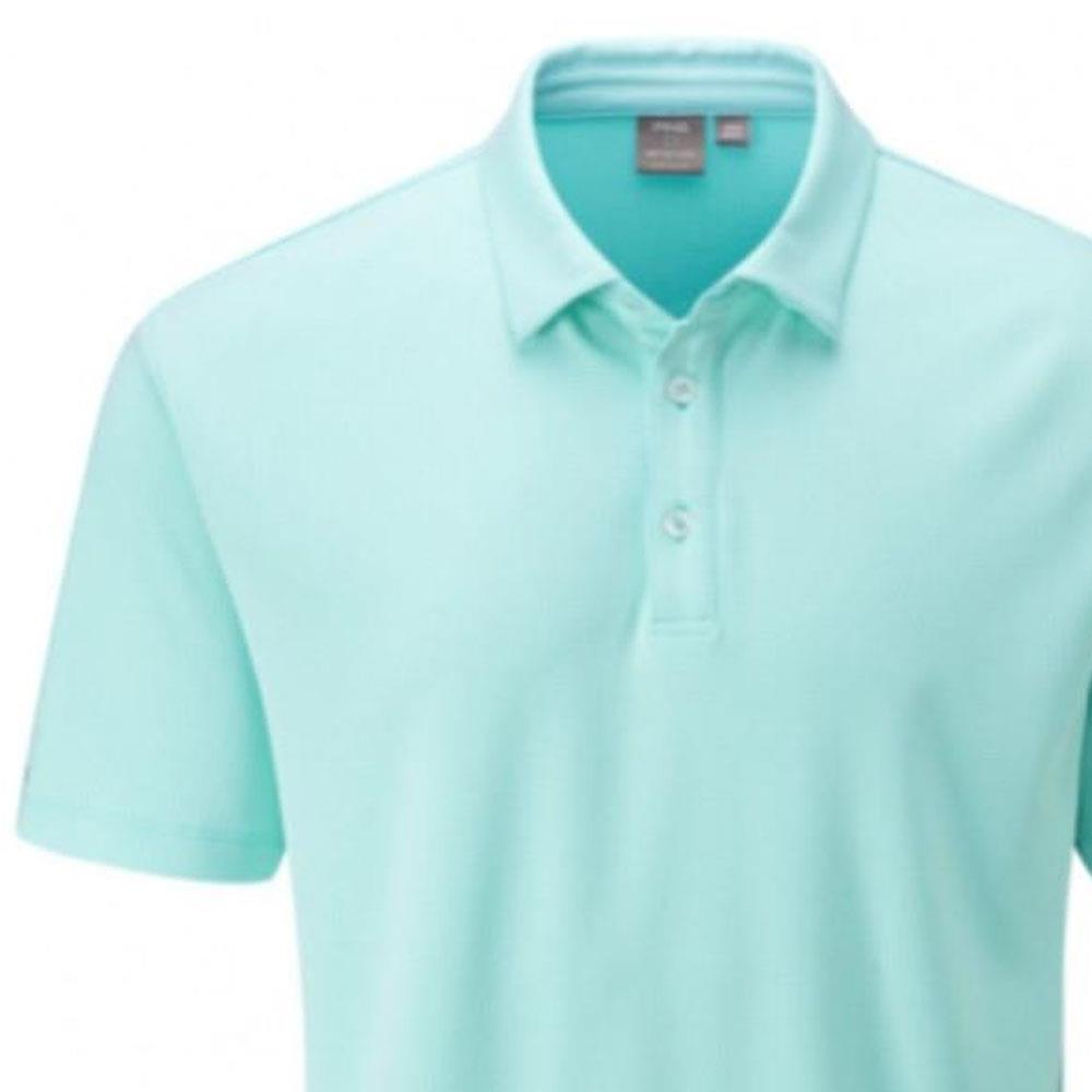 Ping Gents Preston Polo Shirt Blue Water | Irish Golf Store