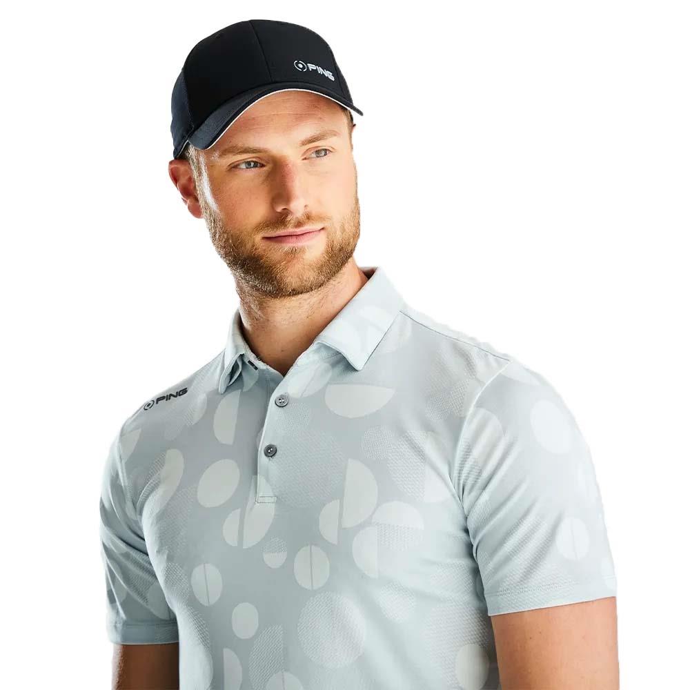 Ping Gents Jay Polo Shirt Pearl Grey