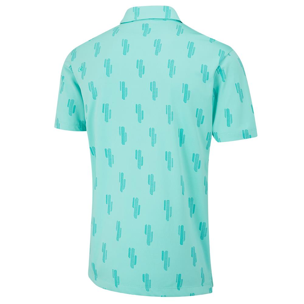 Ping Gents Arizona Cactus Polo Shirt Aruba Blue Multi (A345)