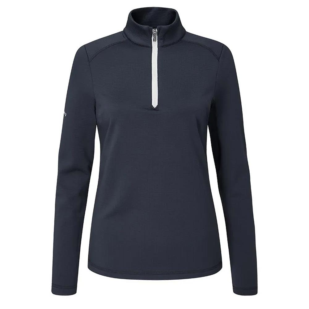 Ping Ladies Sonya ¼ Zip Midlayer Zip Top Navy