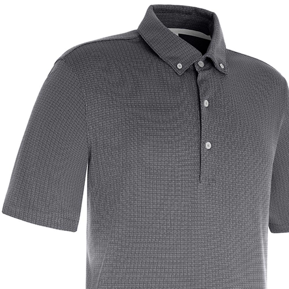 Proquip Gents Pro Tech Mini Jacquard Polo Shirt Steel | Irish Golf Store