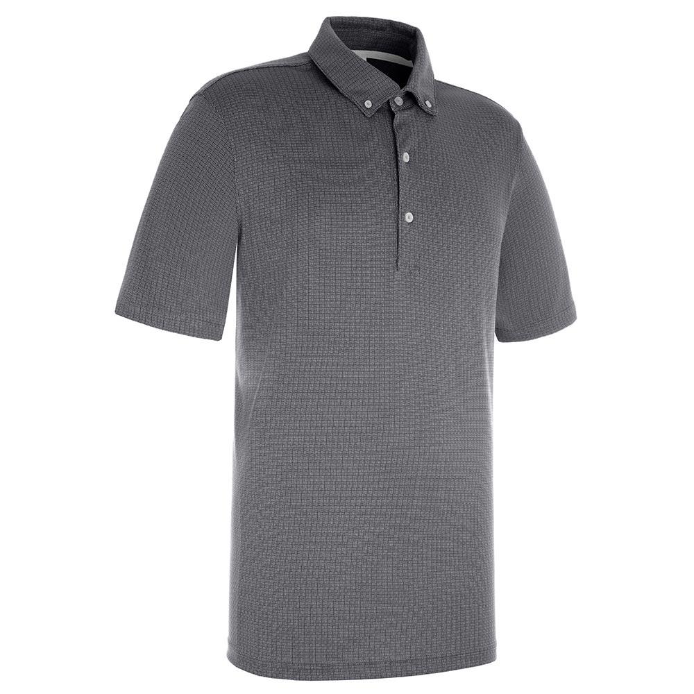 Proquip Gents Pro Tech Mini Jacquard Polo Shirt Steel | Irish Golf Store