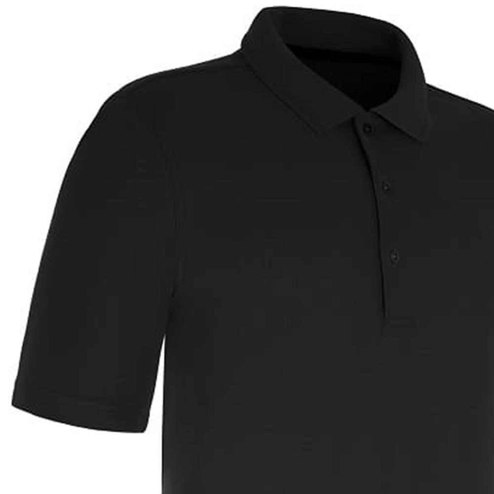 Proquip Gents Pro Tech Plain Polo Shirt Black