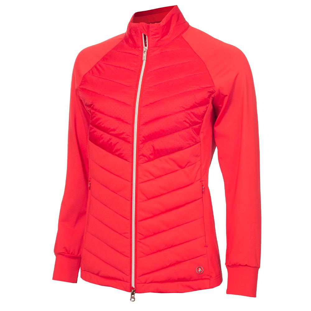 Green Lamb Ladies Nola Quilted Jacket Poppy | Irish Golf Store