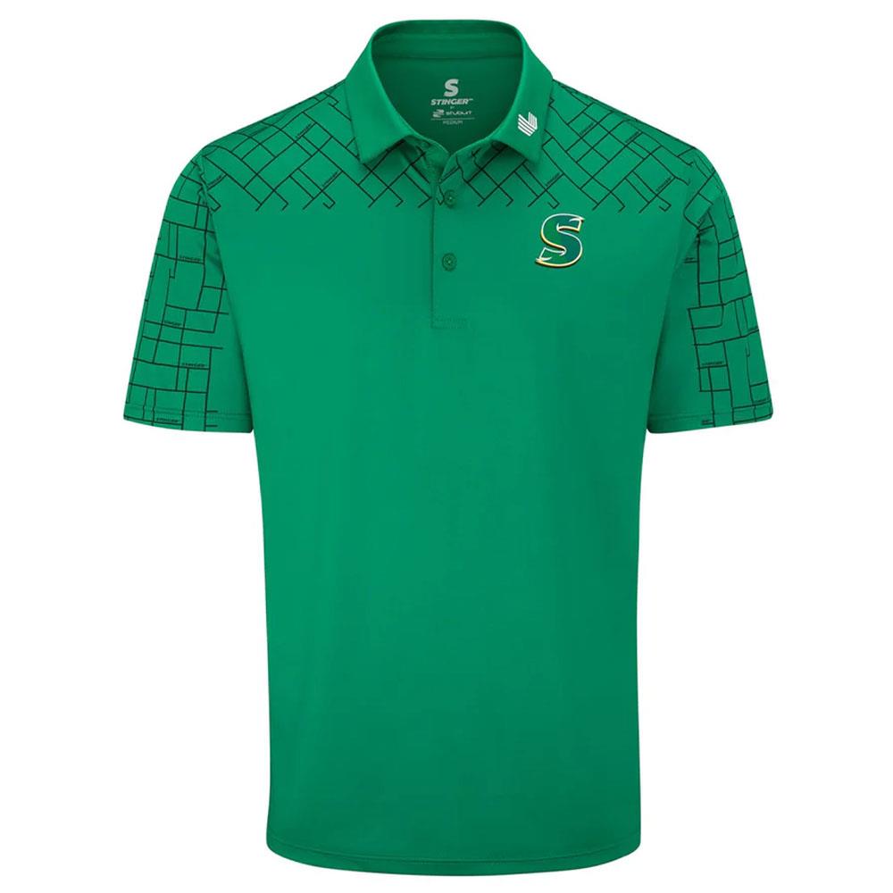 Stuburt x LIV Golf Gents Stinger Johannesburg Polo Shirt Stinger Green
