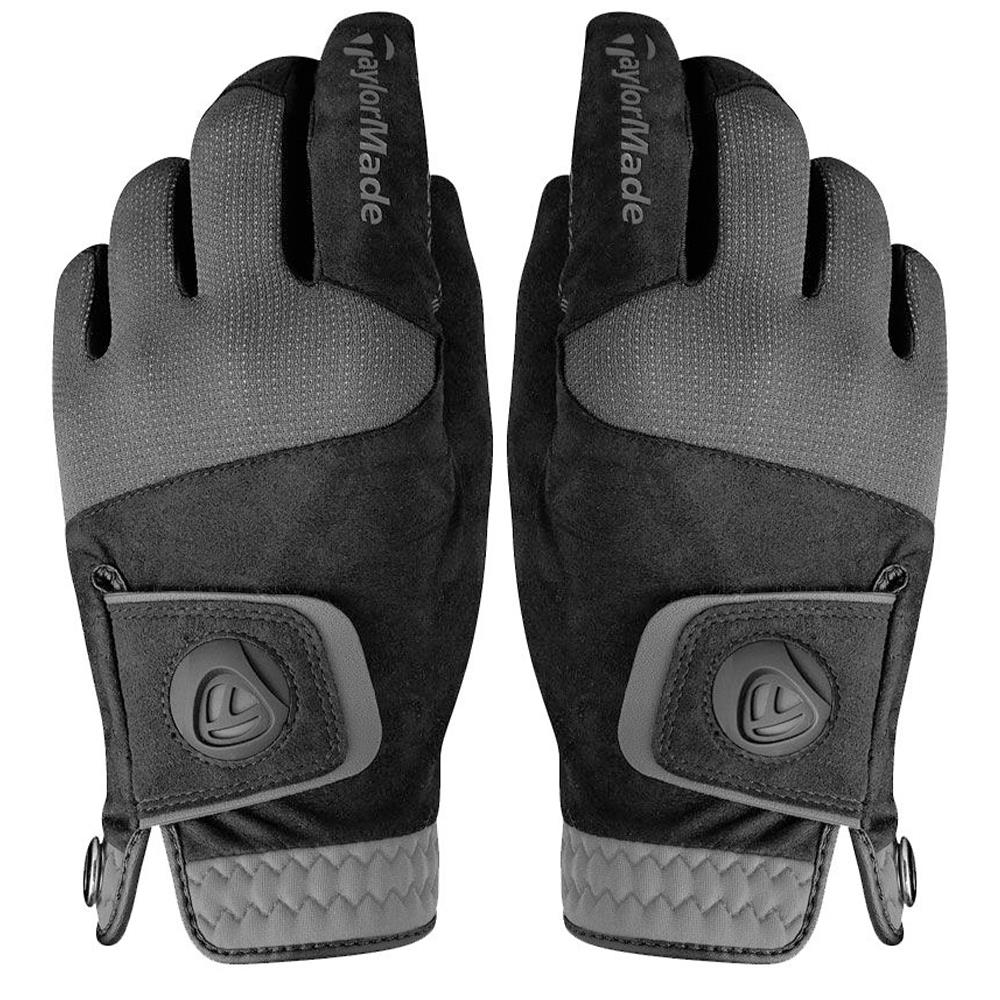 TaylorMade Rain Control Gloves Pair Black