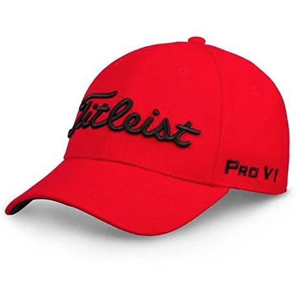 Titleist Gents Tour Elite Cap Red - Black