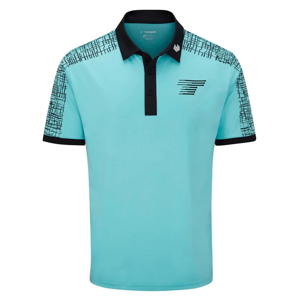 Stuburt x LIV Golf Gents Torque Joaquin Polo Shirt Sea Green