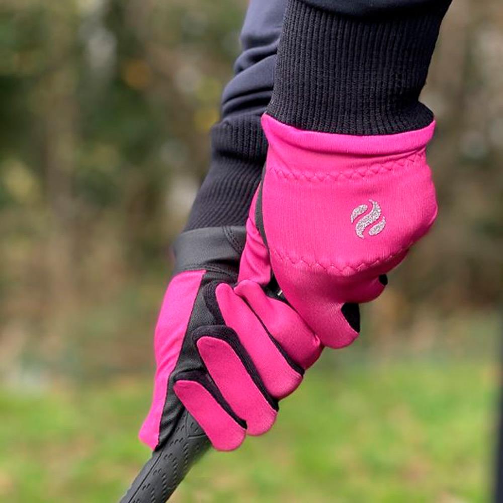 Surprizeshop Ladies Polar Stretch Winter Gloves (Pair) Pink | Irish ...