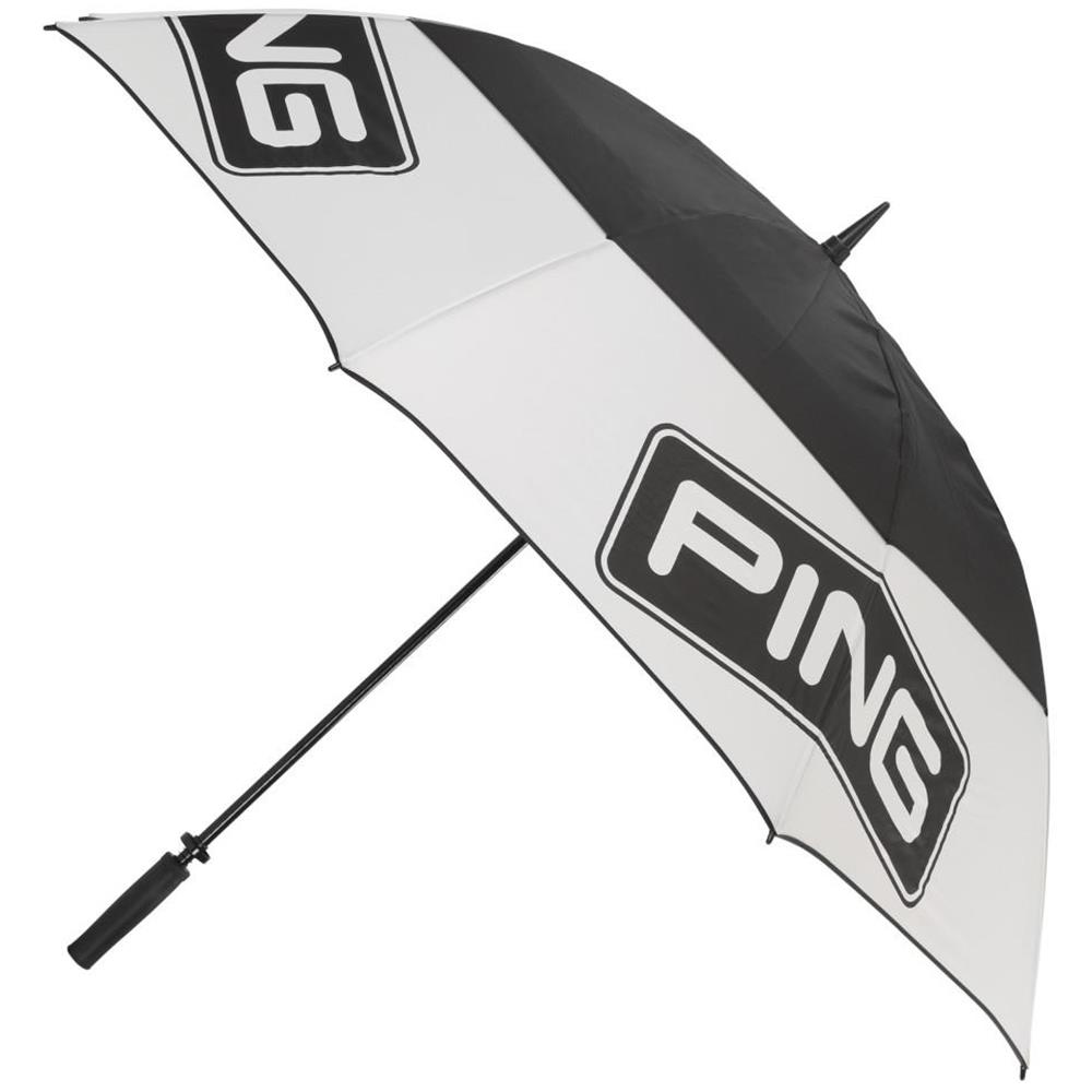 Ping 214 Tour Umbrella White - Black | Irish Golf Store