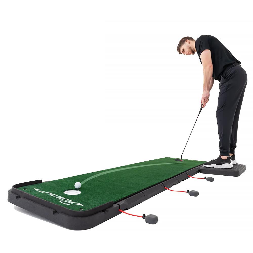 PuttOUT AirBreak Putting Mat Green Black