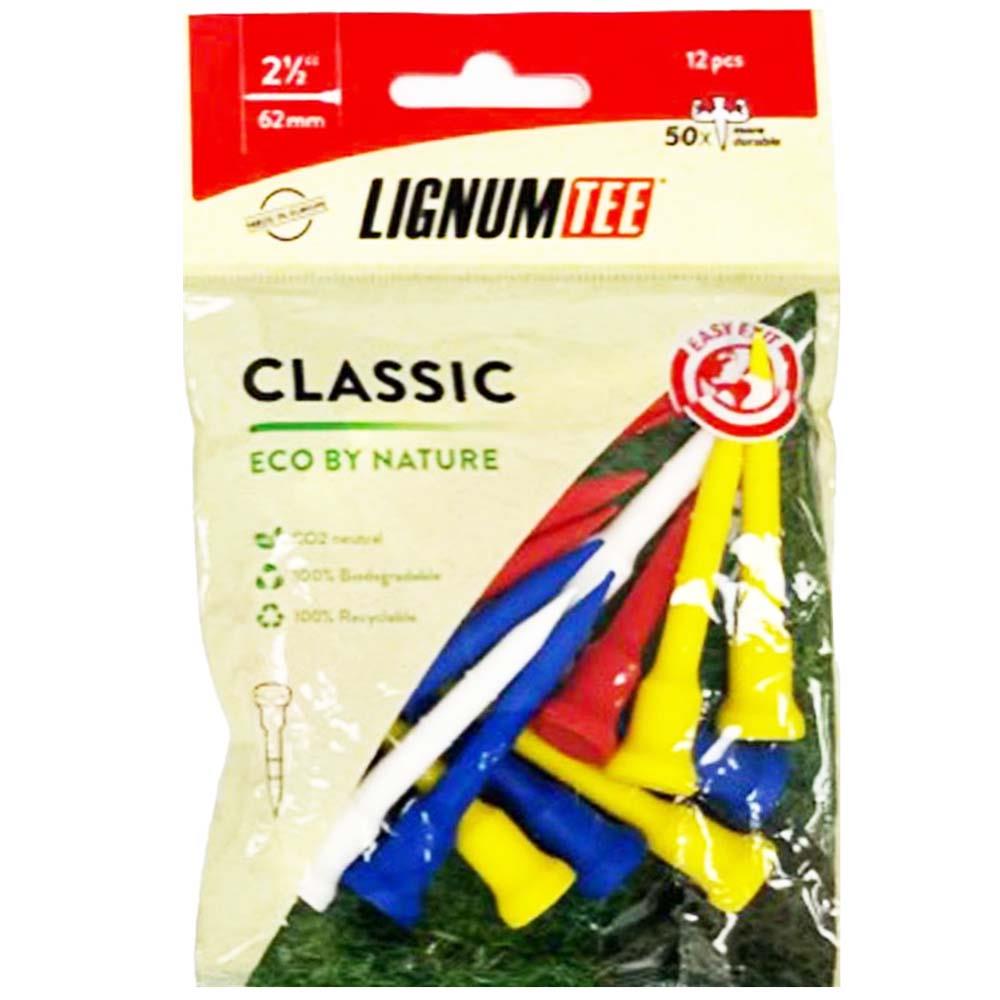 Lignum Tee PlasticTees Multicolour 12-Pack 62 mm SP4H901