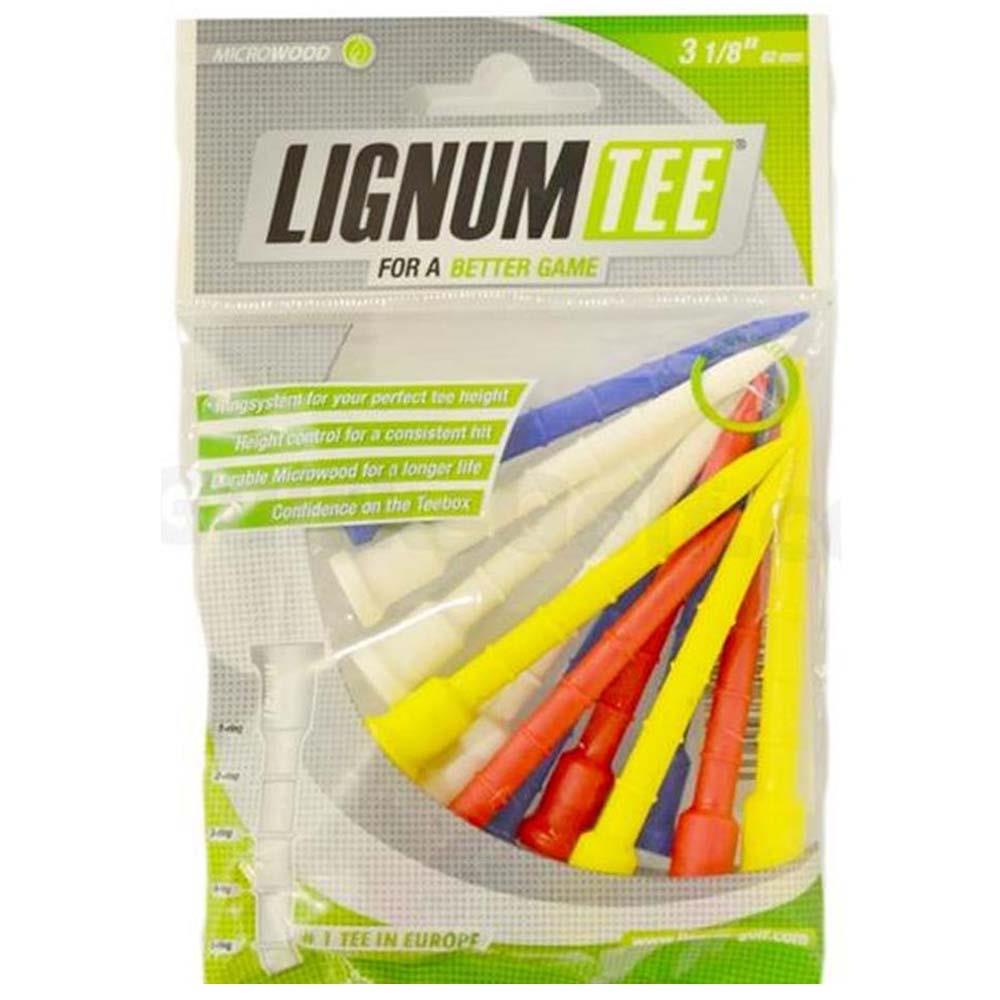 Lignum Tee PlasticTees Multicolour 12-Pack 82 mm | Irish Golf Store