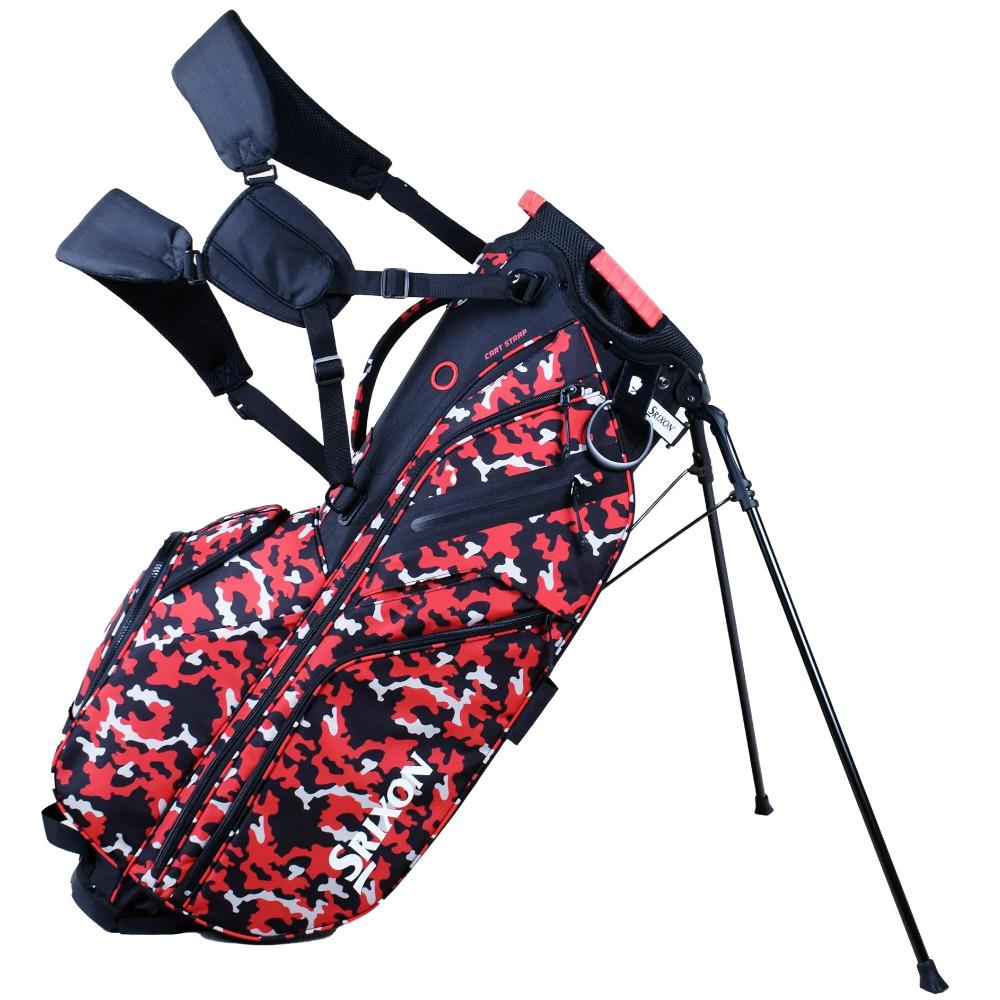 Srixon Premium Stand Bag BLACK RED CAMO