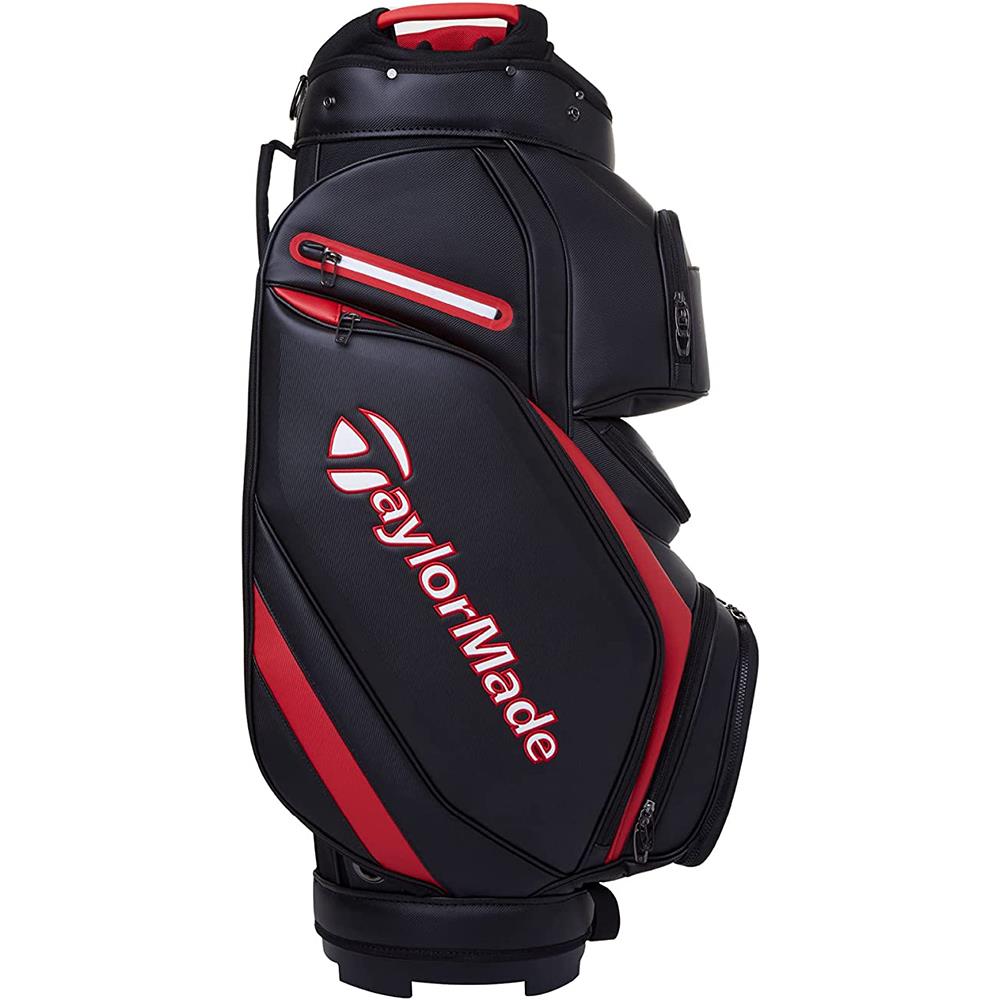 TaylorMade Deluxe Cart Bag Black Red