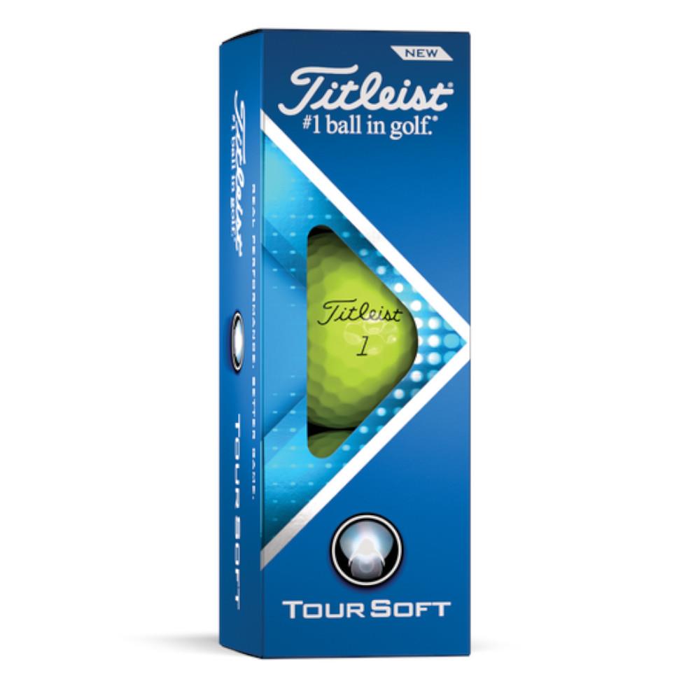 Titleist 22 Tour Soft Golf Balls Dozen Yellow | Irish Golf Store
