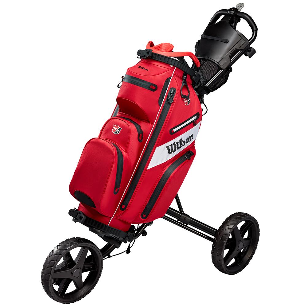 Wilson Exo Dry Cart Bag Red - Black - White