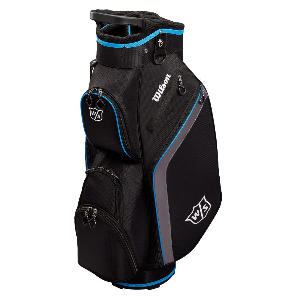 Wilson Lite III Cart Bag Black - Charcoal - Blue